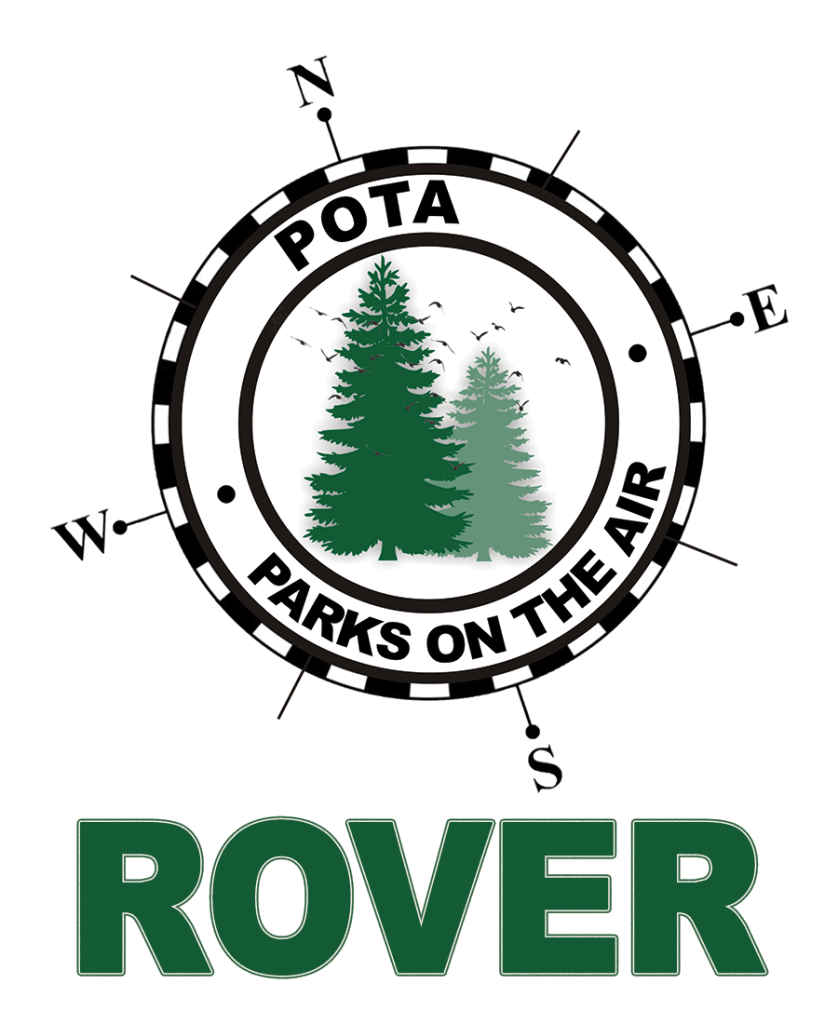 POTA Logo Badge – Rover – Three Amigos Radio Store